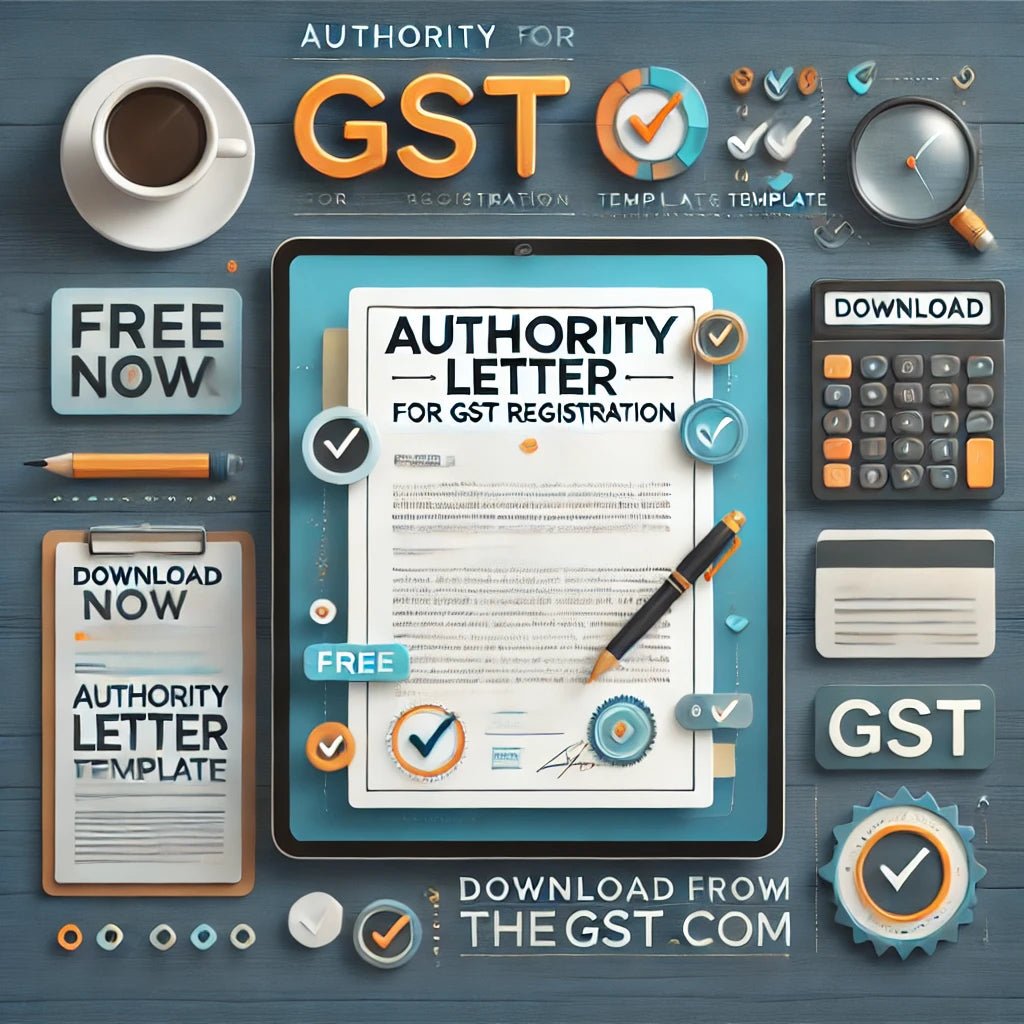 Authority Letter Format for GST registration pdf download