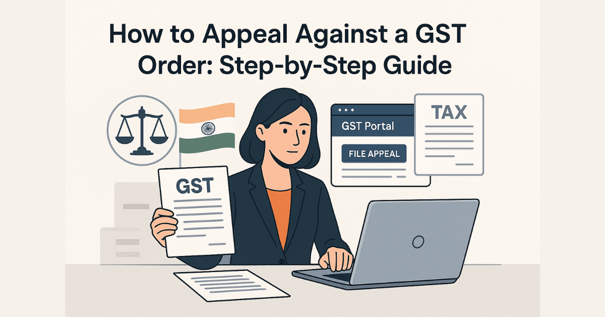 How to Appeal Against a GST Order: Step-by-Step Guide