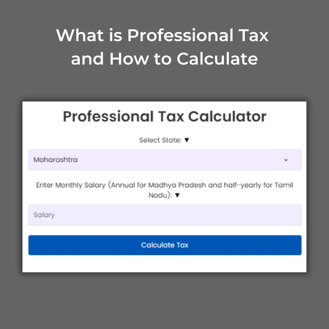 What is Professional Tax and How to Calculate