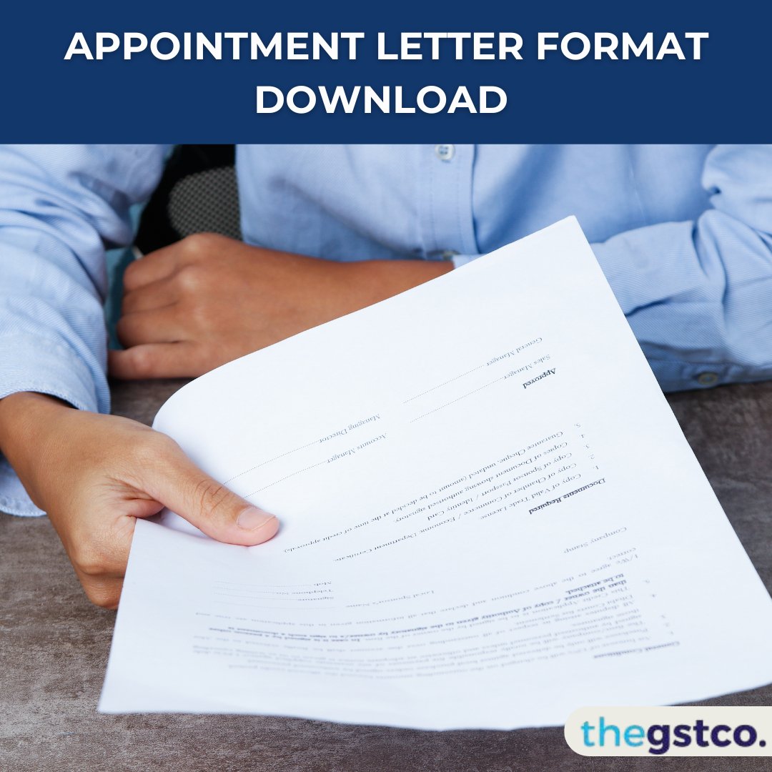 Appointment Letter Format Download Free